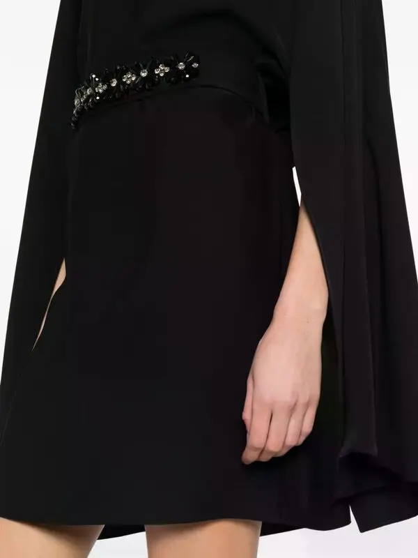 P.a.r.o.s.h Embroidered Appliqué Mini Dress