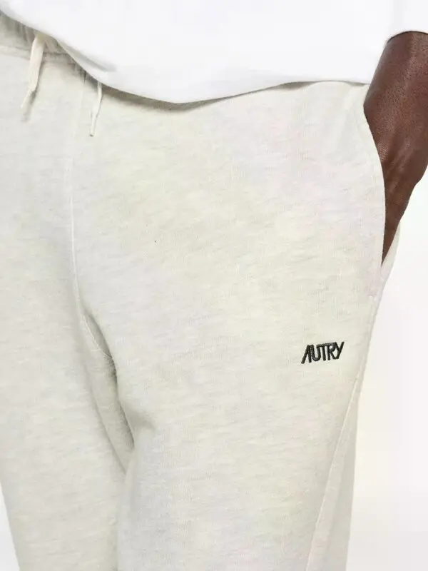 AUTRY Logo-embroidered Track Pants - Grey