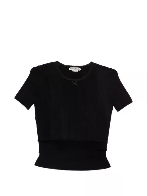 JW Anderson Pointelle Bow Top