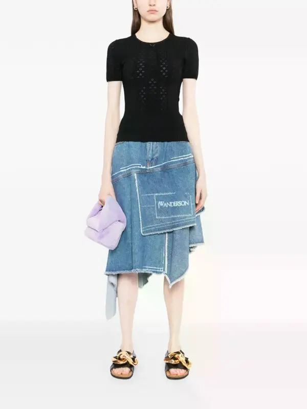 JW Anderson Pointelle Bow Top