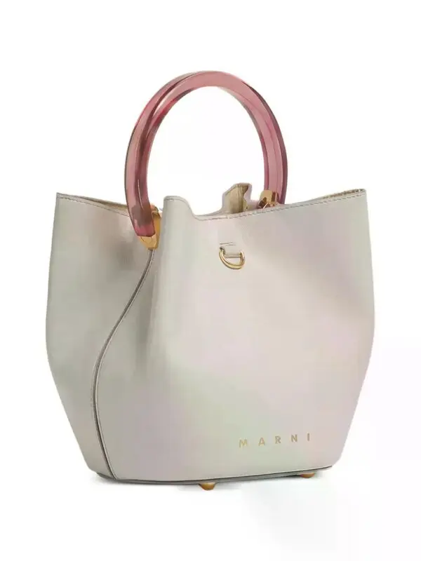 Marni Small Pannier Bucket Bag - Grey