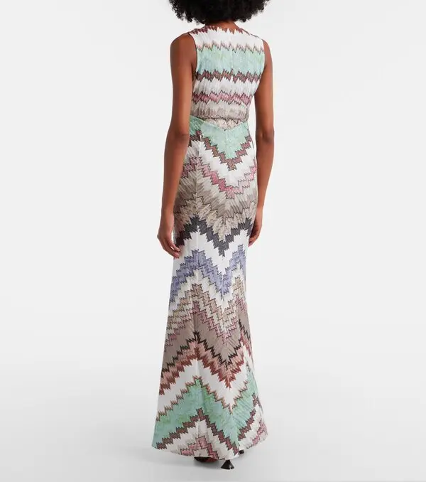 Missoni Zigzag Lamé Maxi Dress
