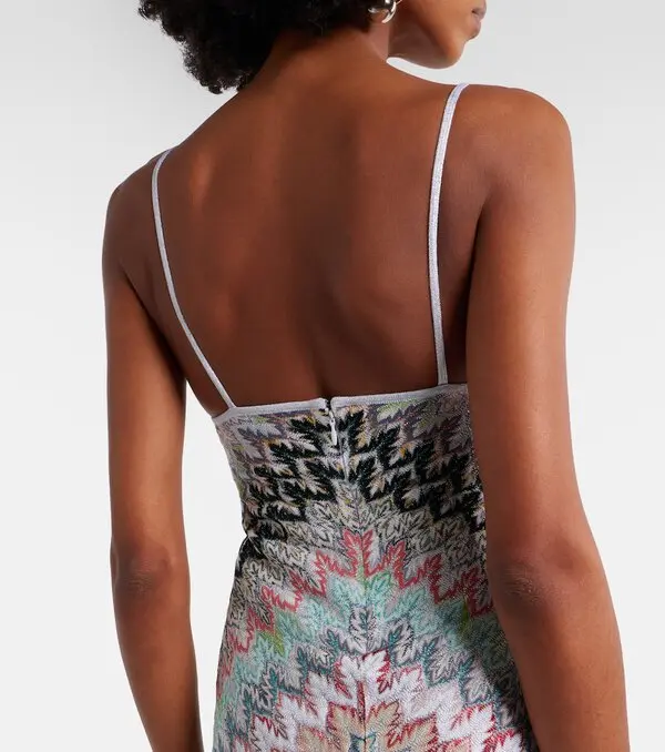 Missoni Zigzag Lame Midi Dress