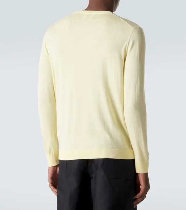 ALLUDE Virgin Wool Crewneck Sweater