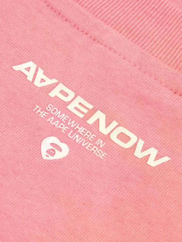 AAPE BY *A BATHING APE Logo T-shirt - Pink
