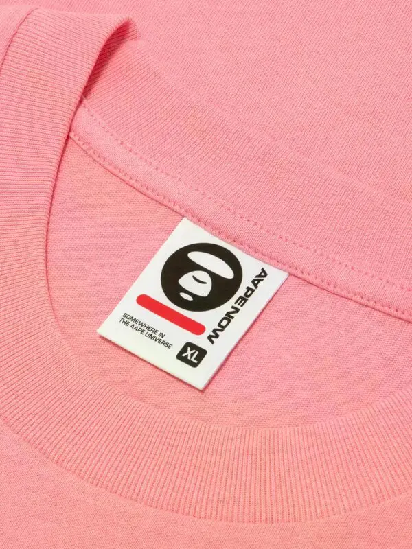 AAPE BY *A BATHING APE Logo T-shirt - Pink