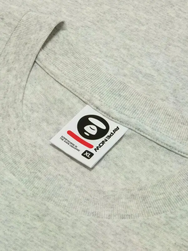 AAPE BY *A BATHING APE Logo T-shirt - Grey