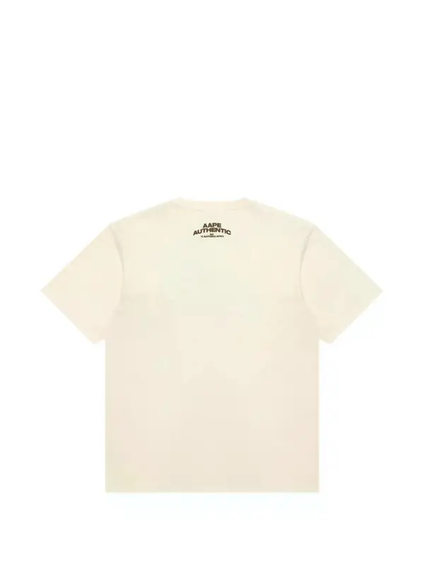 AAPE BY *A BATHING APE Appliqué T-shirt - Neutrals