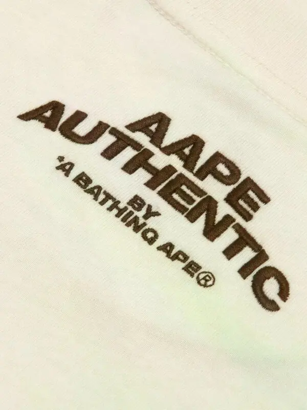 AAPE BY *A BATHING APE Appliqué T-shirt - Neutrals
