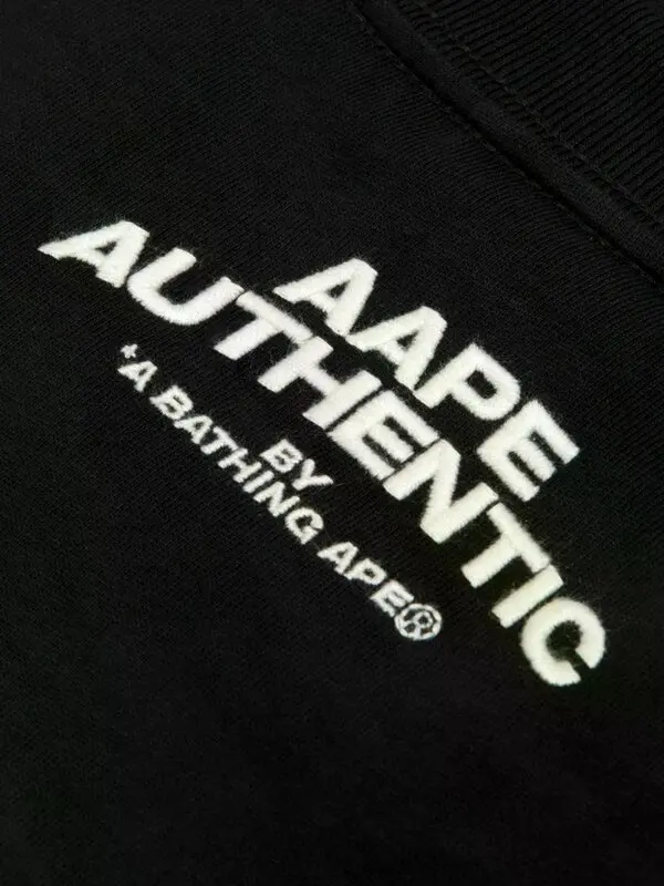 AAPE BY *A BATHING APE Appliqué T-shirt - Black