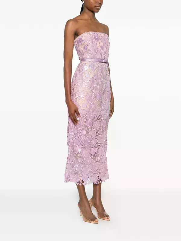 Retrofete Rowena Lace Midi Dress
