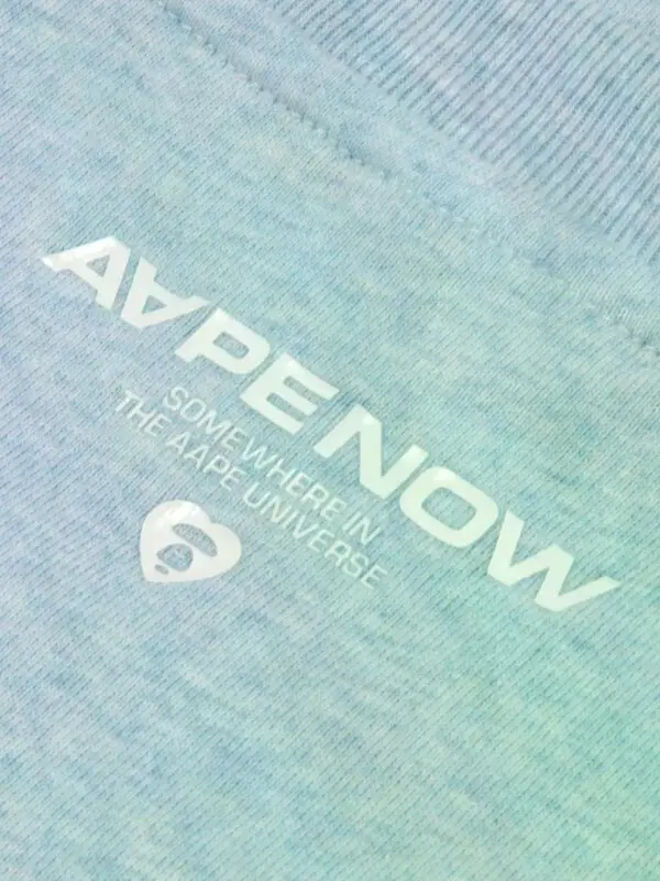 AAPE BY *A BATHING APE Appliqué T-shirt - Blue