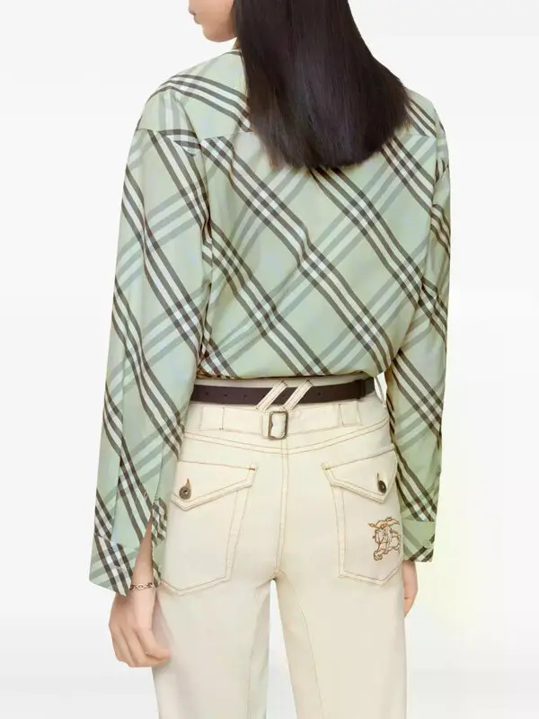 Burberry Relaxed Fit Check Cotton Shirt