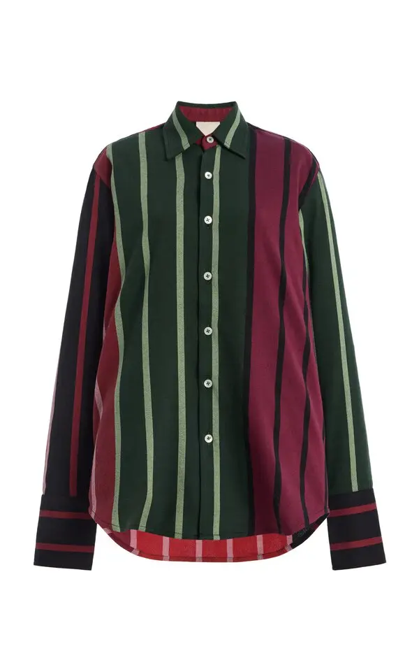 MARRAKSHI LIFE Striped Cotton Shirt - Multi
