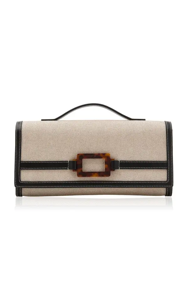 ROGER VIVIER Belle Vivier Clutch - Neutral