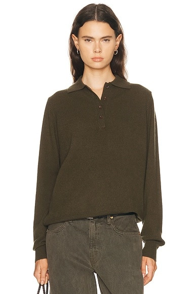 Sprwmn Cashmere Polo Sweater
