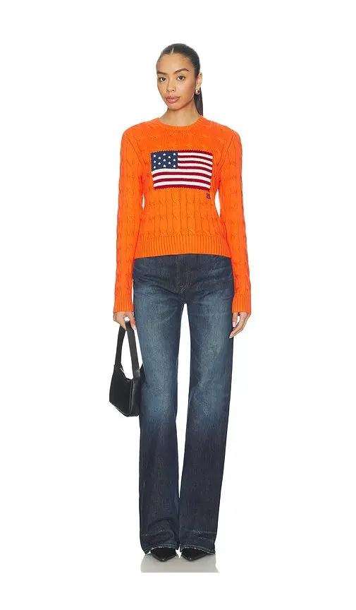 Polo Ralph Lauren Cotton Cable Knit Pullover Sweater