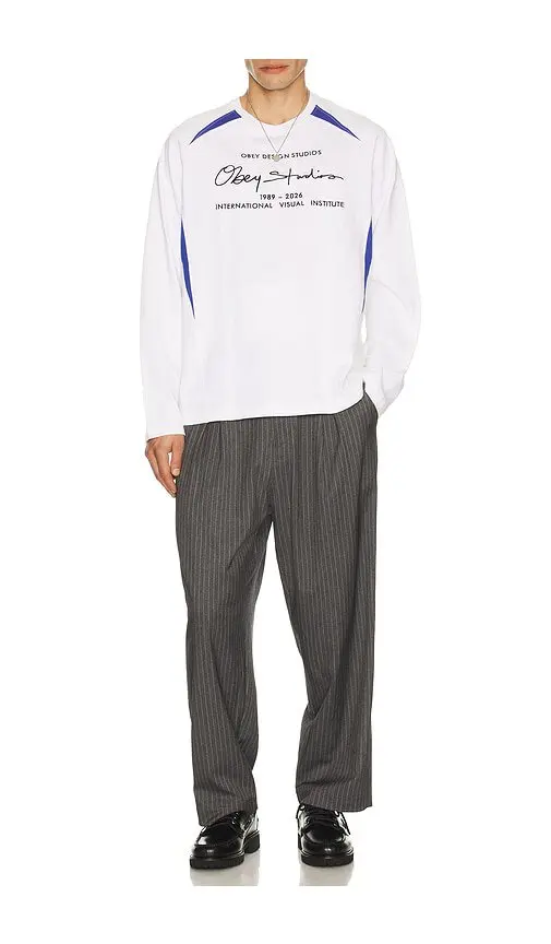 Obey League Long Sleeve Tee