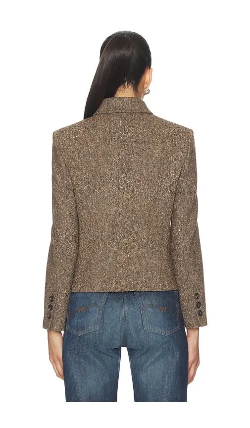 NILI LOTAN Jamison Jacket - Brown