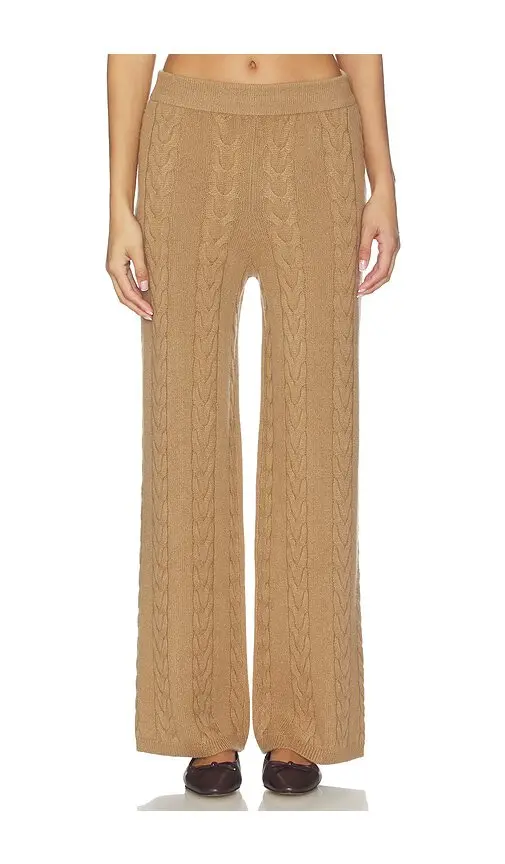 LISA YANG Dagny Cashmere Trousers - Tan