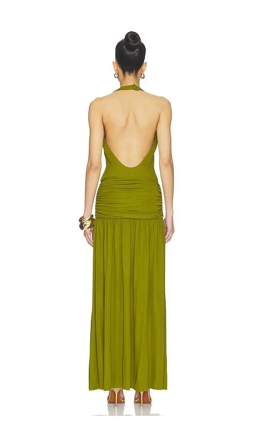 LOVERS AND FRIENDS Maxi Dress With Front Cut-out
