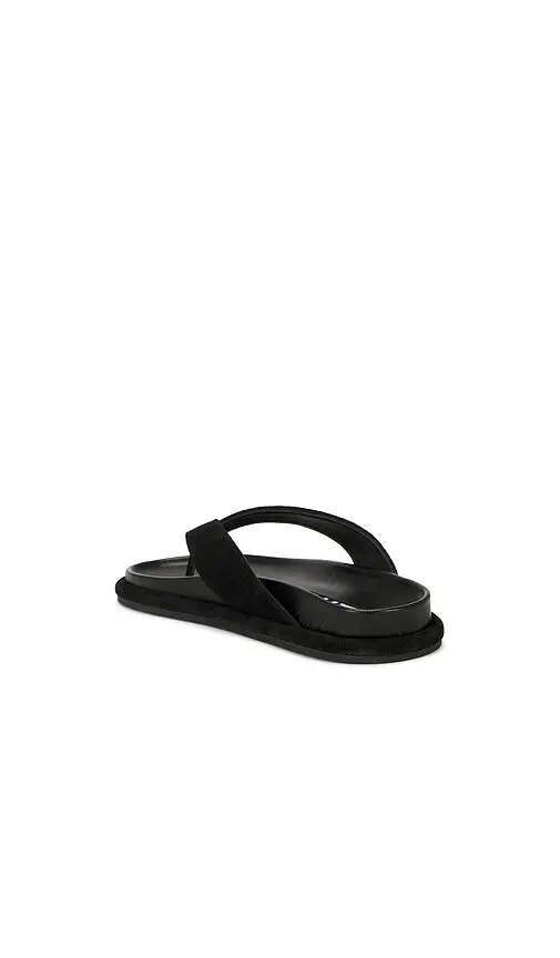 Senso Devon Suede Sandal - Black