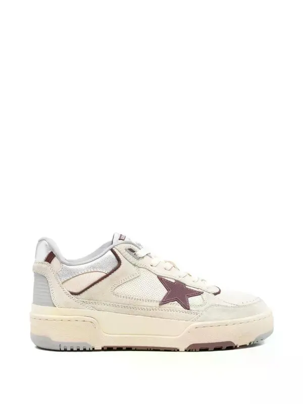 GOLDEN GOOSE Beige Star Embellishment Sneakers - Neutrals
