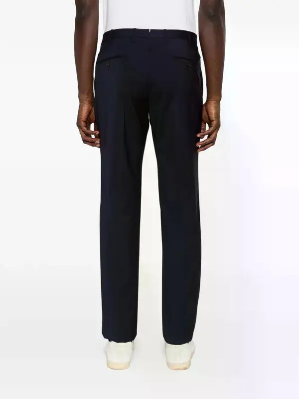 Incotex Textured Straight Leg Trousers