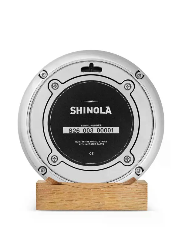 Shinola 6 Runwell Desk Clock - Blue