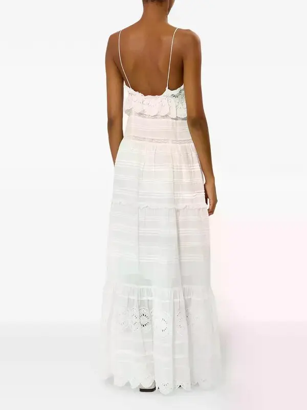 MARANT ETOILE Lace Tiered Maxi Dress
