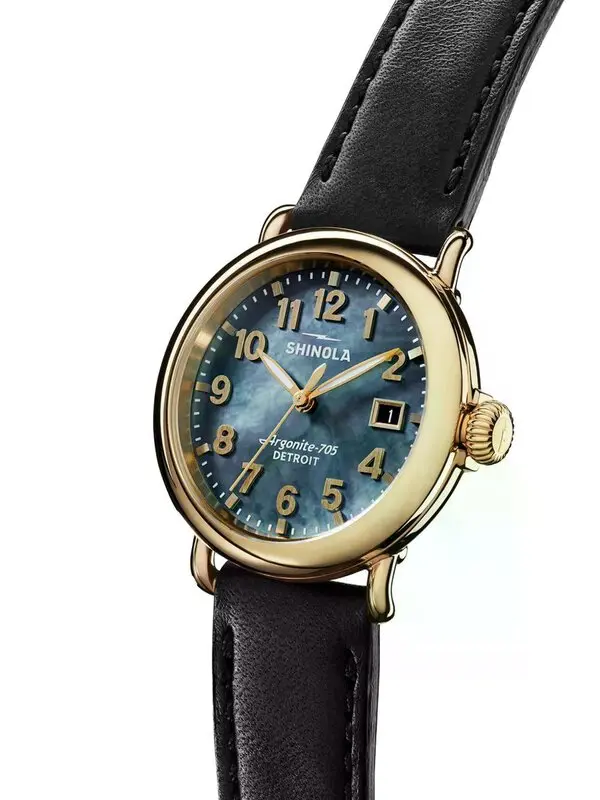 Shinola Runwell 36mm Watch With Dial And Date Window