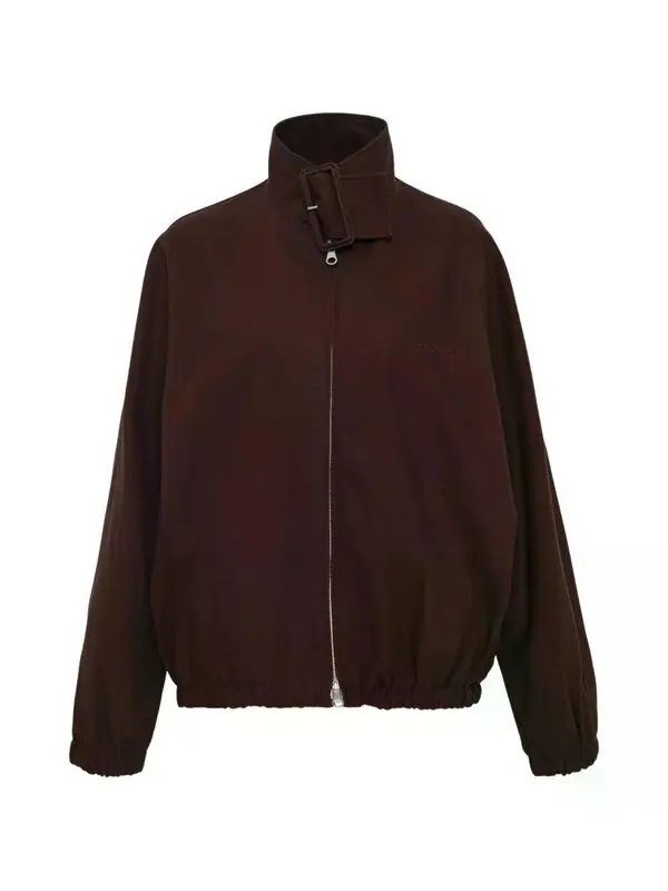 COURREGES Zip-up Bomber Jacket - Brown