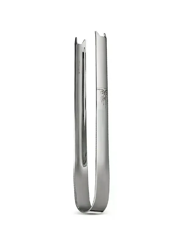 Christofle Malmaison Engraved Plated Ice Tong