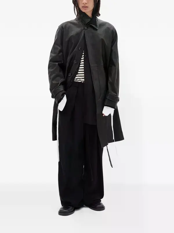 ANN DEMEULEMEESTER Pleated Wide-leg Trousers