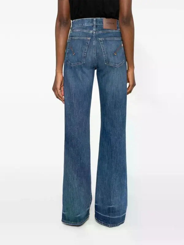 DONDUP Amber Wide-leg Denim Jeans - Blue