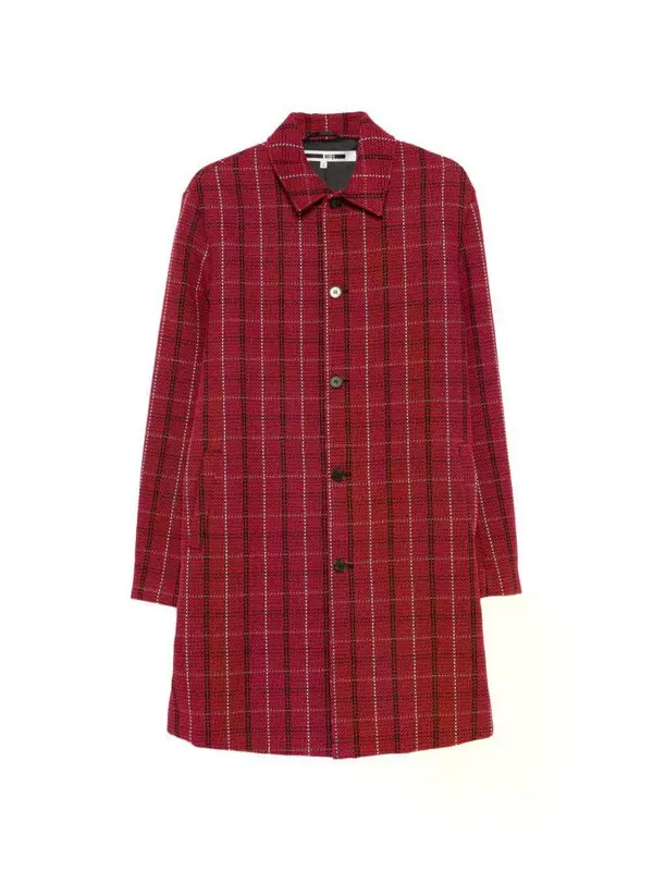 Alexander McQueen Checked Button Coat