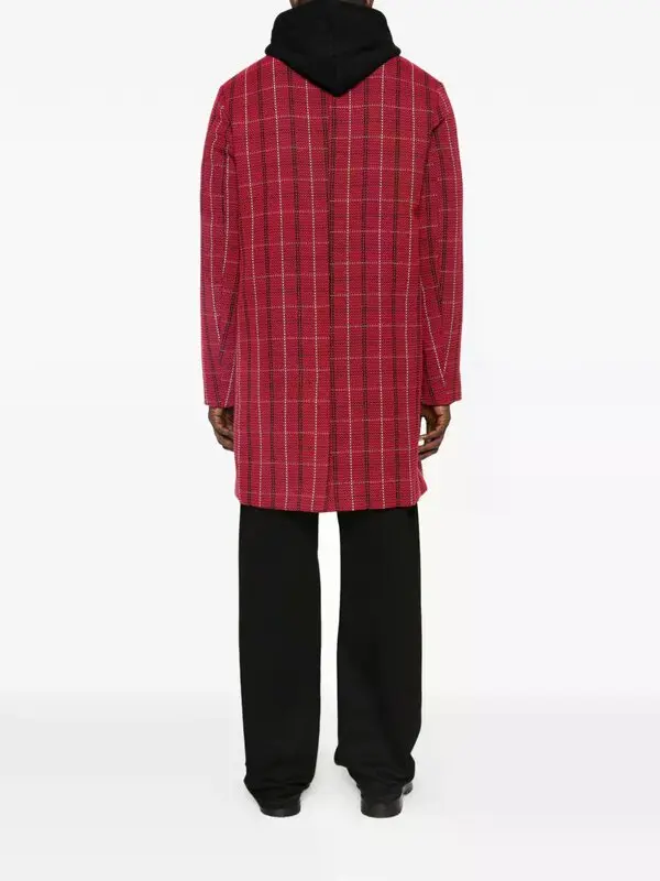 Alexander McQueen Checked Button Coat