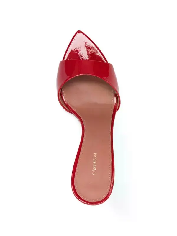 CASTAGNA Alexia Patent Sandals