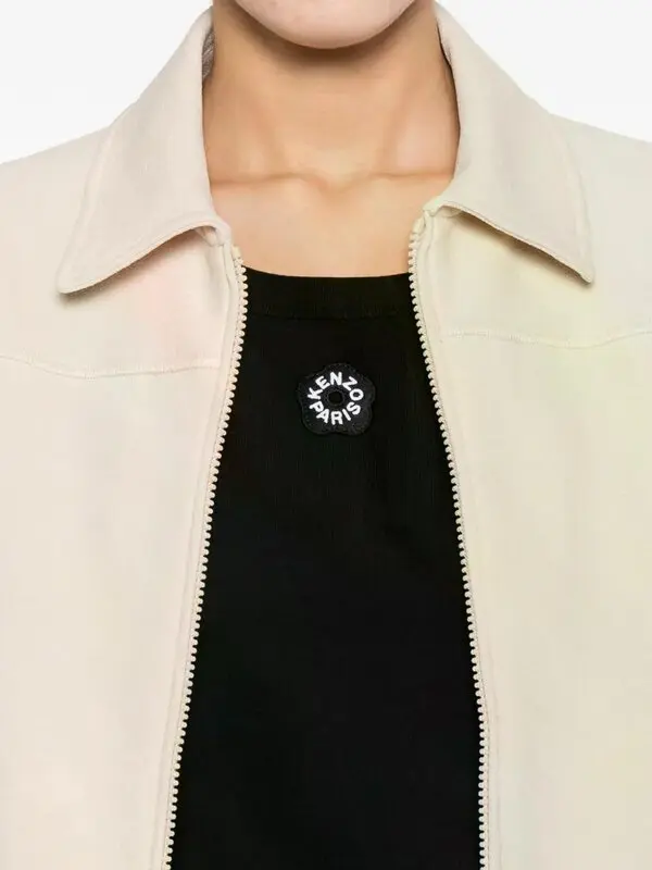 Kenzo Logo Patch Sleeveless Top - Black