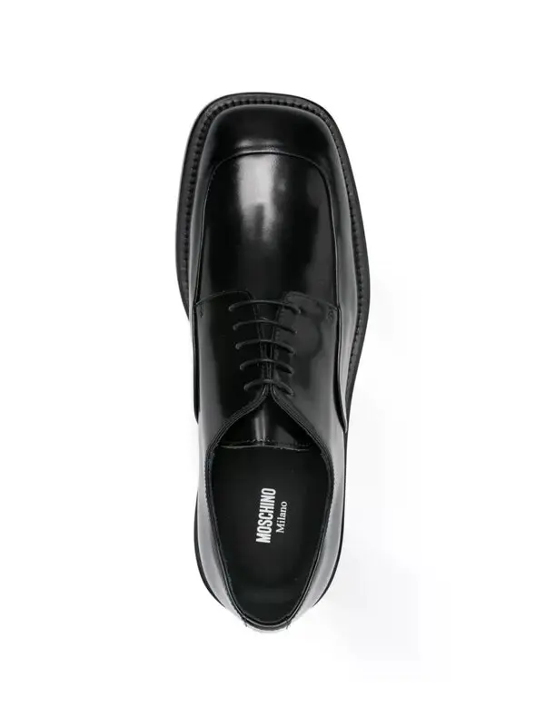 Moschino Leather Derby Shoes