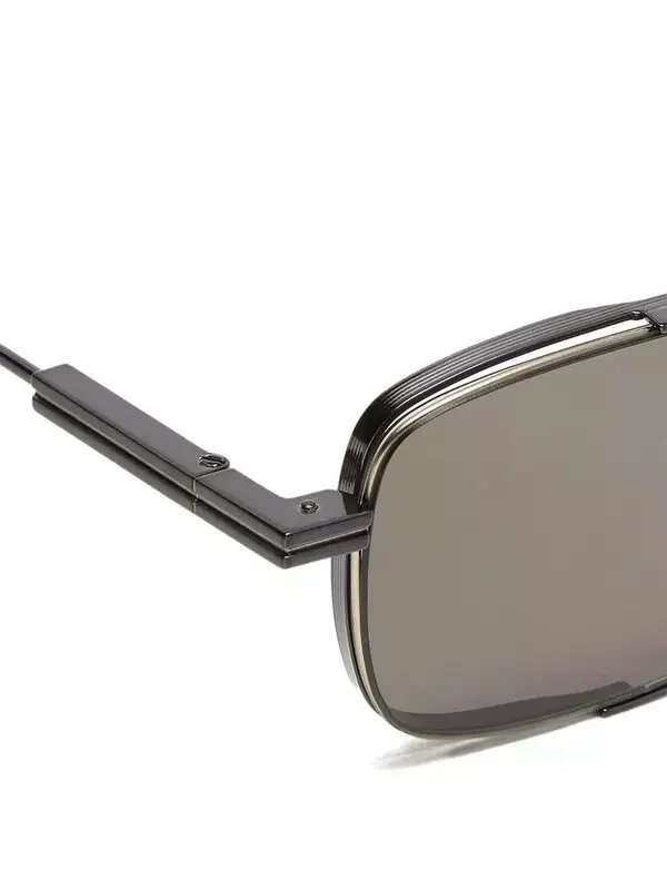 Zegna Rectangle Frame Sunglasses