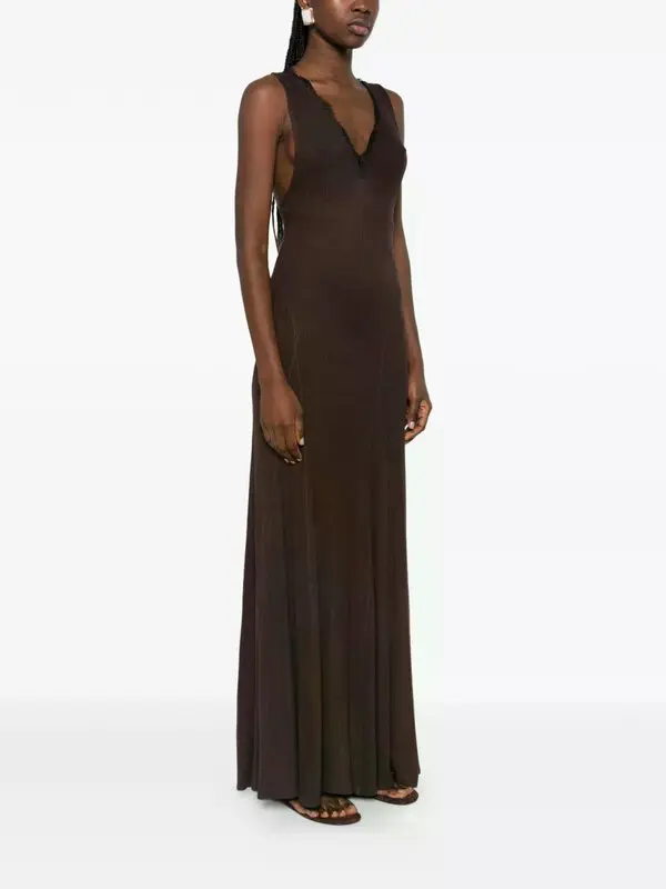 Nanushka Ignia Lace-detail Maxi Dress