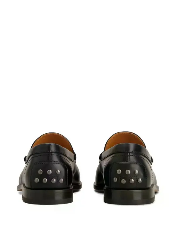 TOD'S Metal-studded Leather Loafers