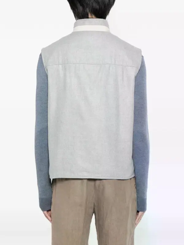 N.peal Reversible Zipped Vest