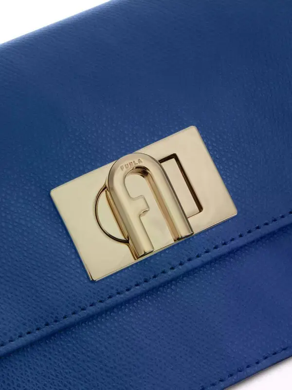 Furla 1927 Mini Leather Crossbody Bag - Blue