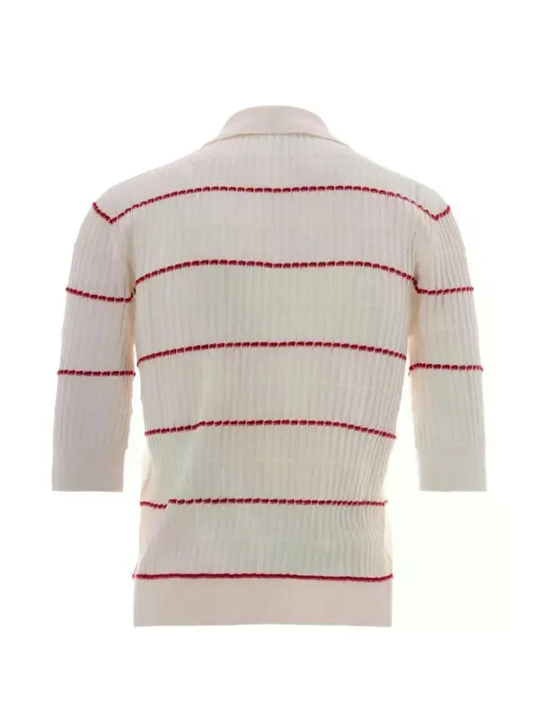 Max Mara Striped Knitwear Polo