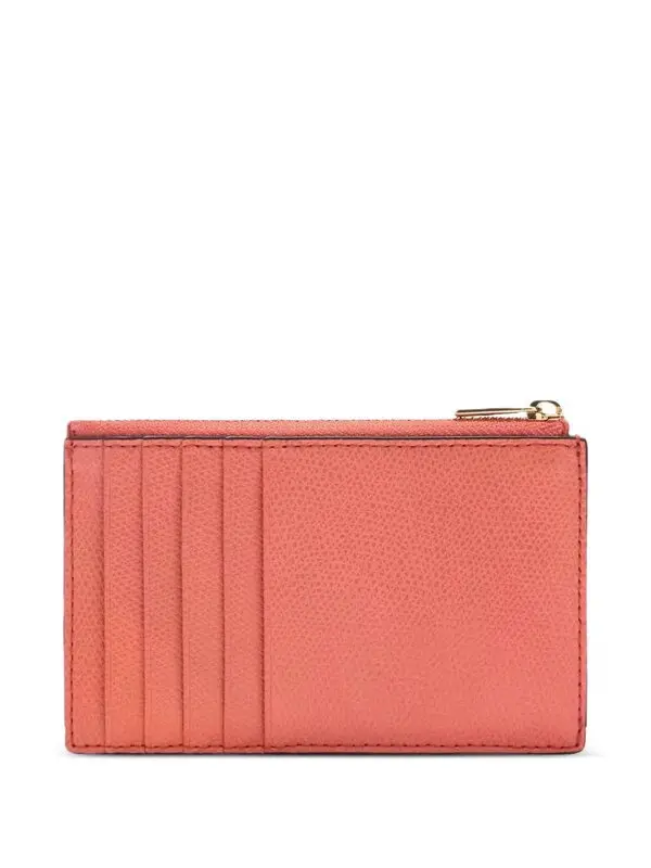 Furla Medium Camelia Leather Card Holder - Pink