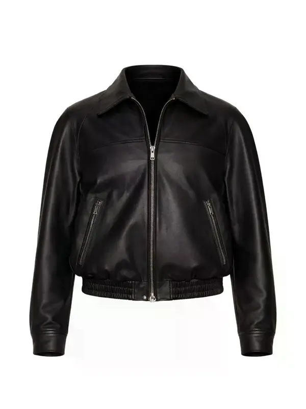 TONYWACK Leather Zip Jacket