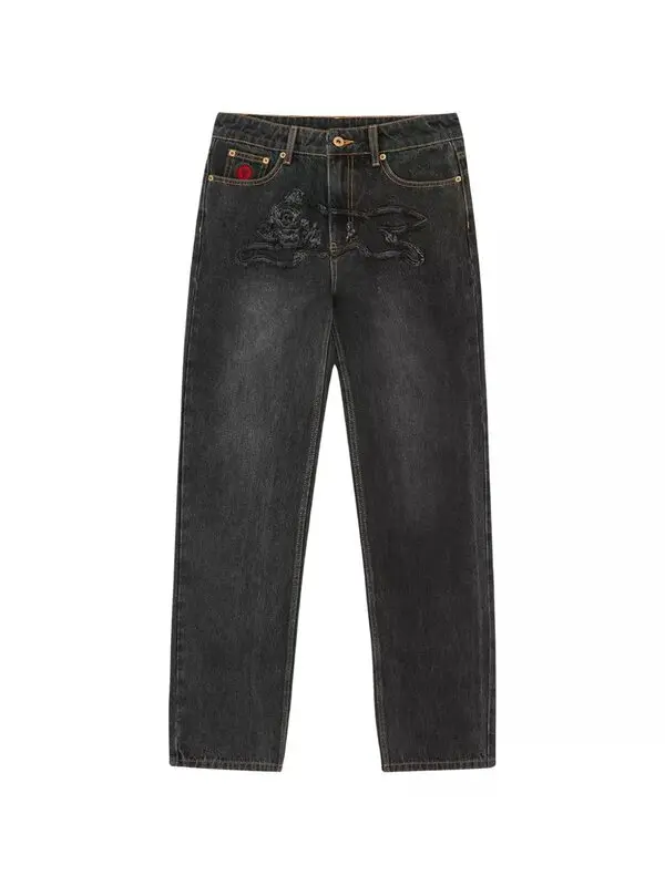 ICECREAM Washed Graphic Jeans