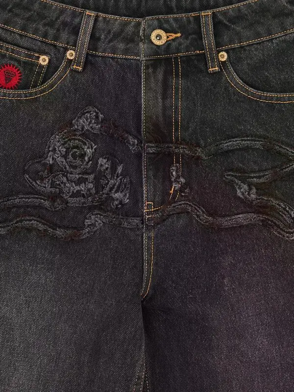 ICECREAM Washed Graphic Jeans